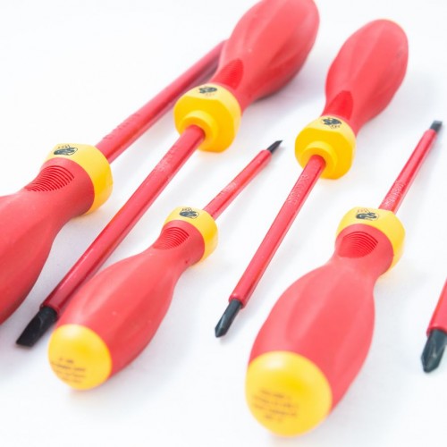 6 PCS VDE SCREWDRIVERS SET ELECTRICAN 1000V AC ND-0520