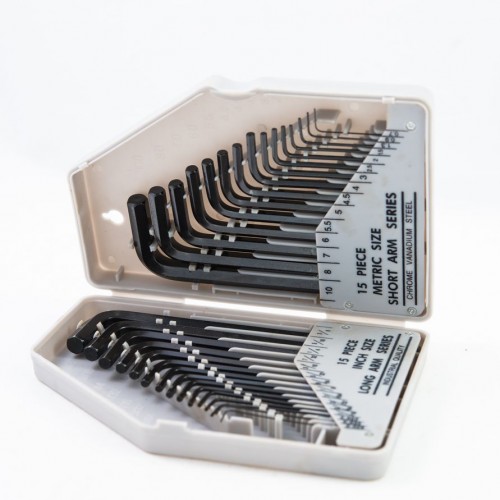 30PCS METRIC + IMPERIAL ALLEN HEX WRENCH KEY SET ND-0702