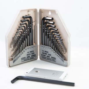 30PCS METRIC + IMPERIAL ALLEN HEX WRENCH KEY SET ND-0702